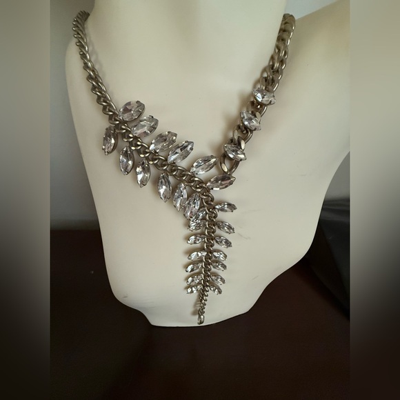 Jewelry | Vintage Fashion Jewelry Necklace Multiple Prong Rhinestones ...